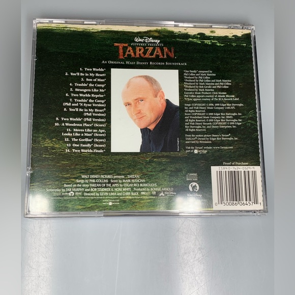 Disney | Media | Tarzan Disney Soundtrack Cd Phil Collins | Poshmark